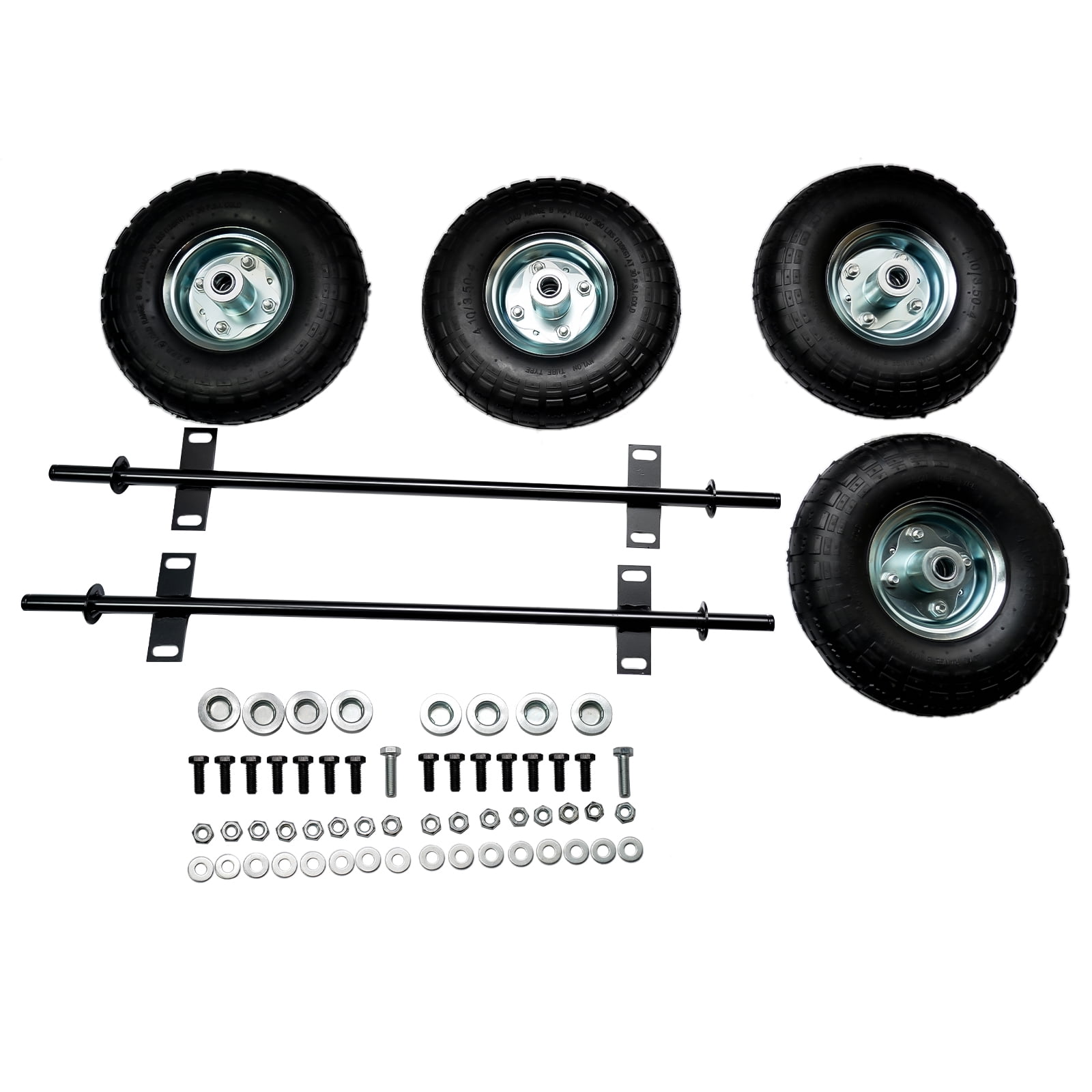 Mustrod 10 in Pneumatic Generator Wheel & Bolts Kit for Predator 9000 ...