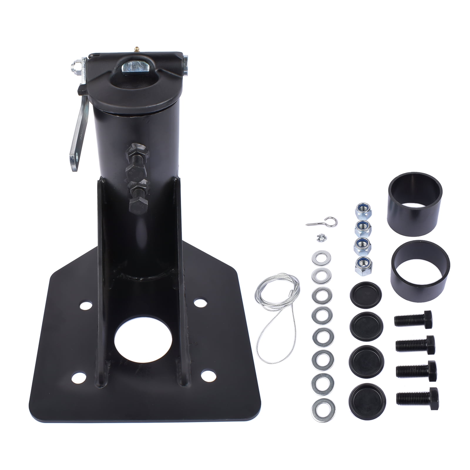 Mustrod 12217 5th 12"-17" Wheel Gooseneck Hitch Adapter for Camper RV ...