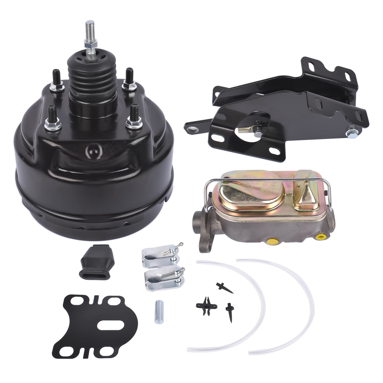 Mustrod 8'' Power Brake Booster Conversion Kit with Master Cylinder for ...