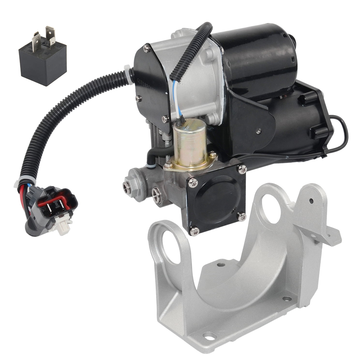 Mustrod Air Compressor Pump w/Bracket for Land Rover Discovery 3 2004 ...