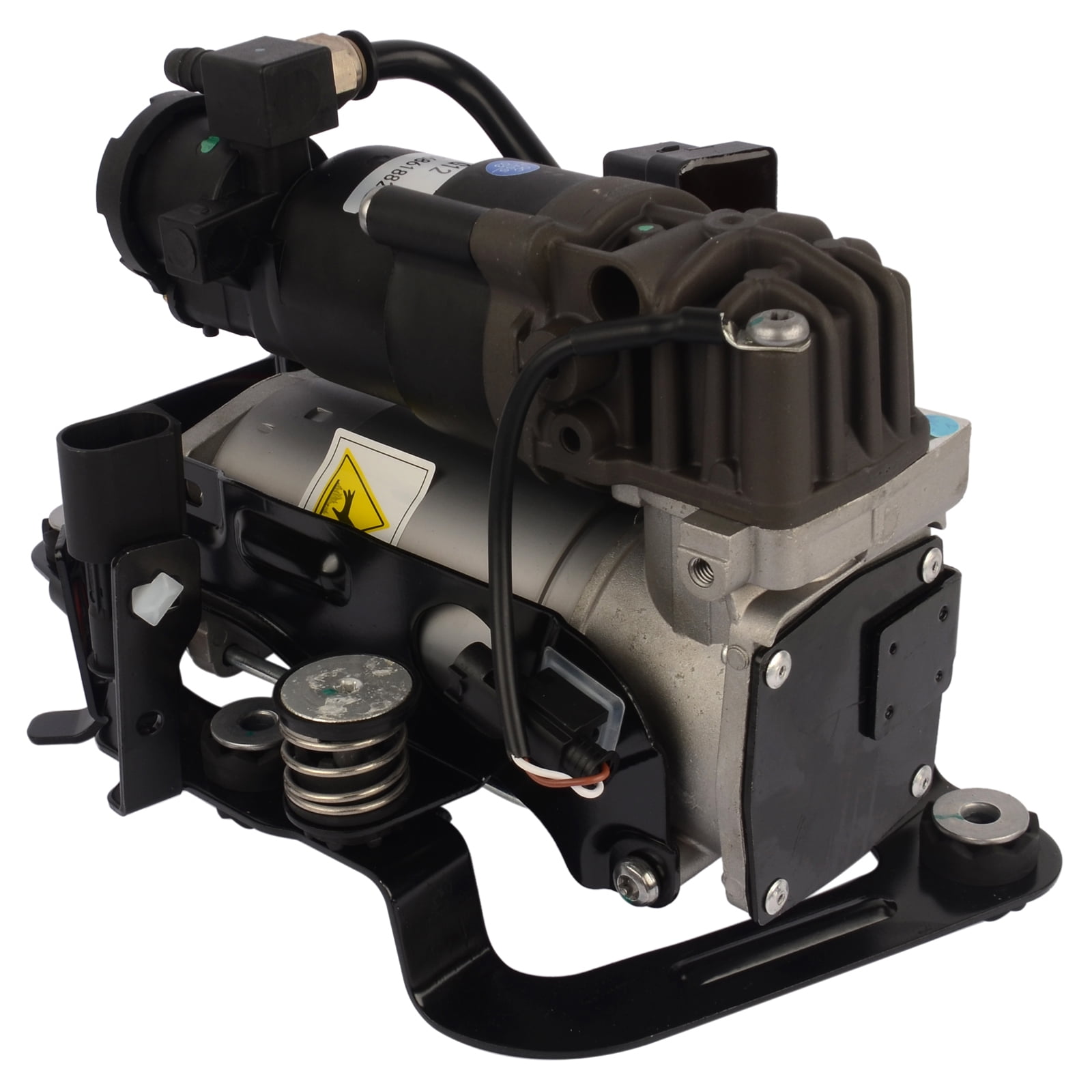 Mustrod Air Suspension Compressor Pump w/Bracket +Valve Block For BMW 7 ...