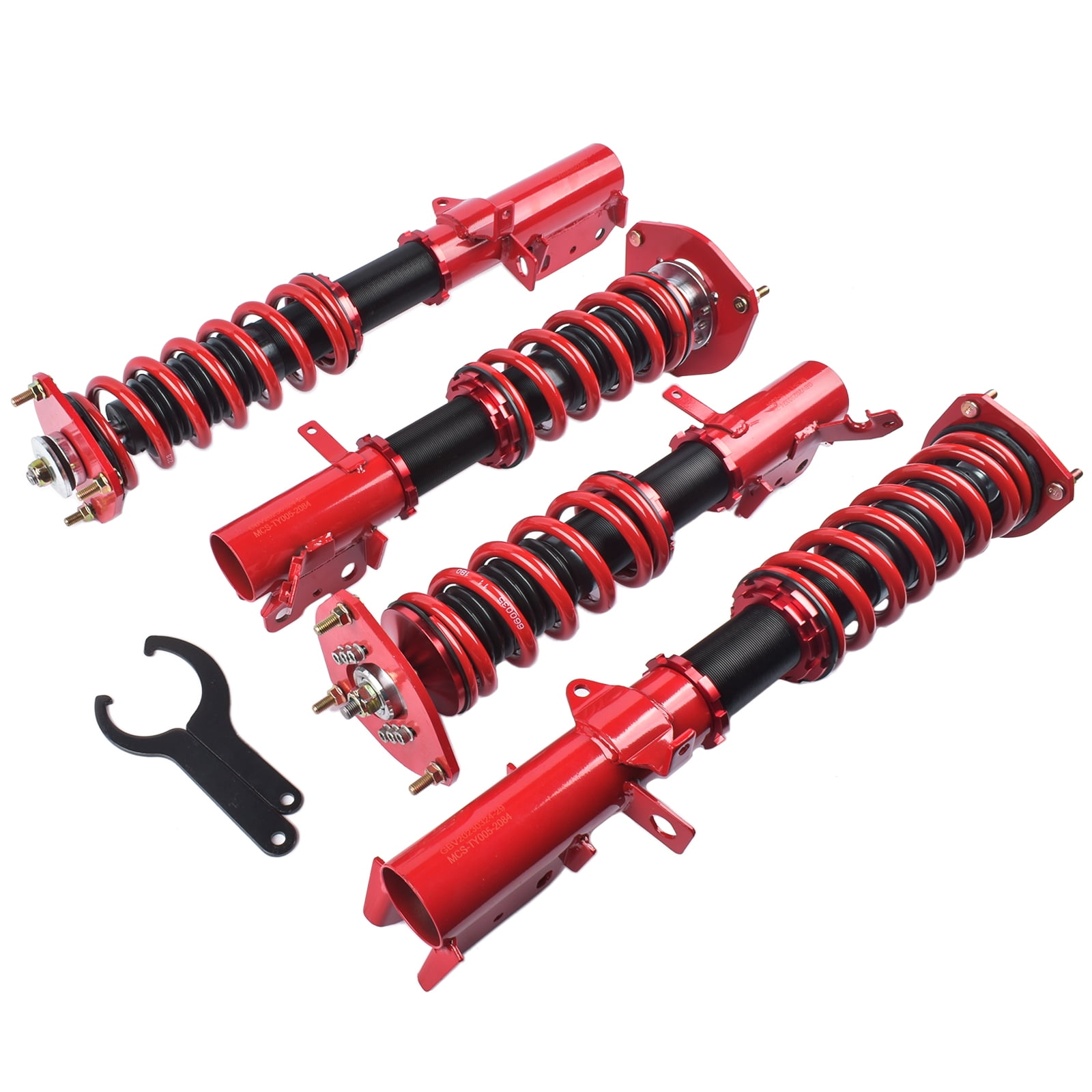 Mustrod Coilovers Suspension Struts Kit Fits 1988-1999 Toyota Corolla ...
