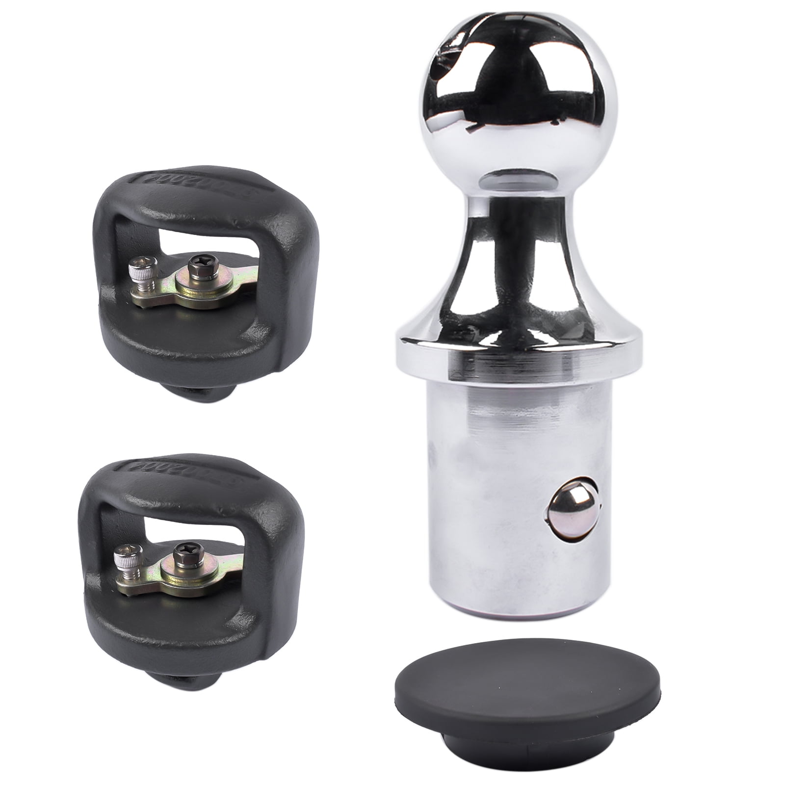 Mustrod Gooseneck Hitch Ball & Safety Chain Kit for Ford F-250 F-350 ...