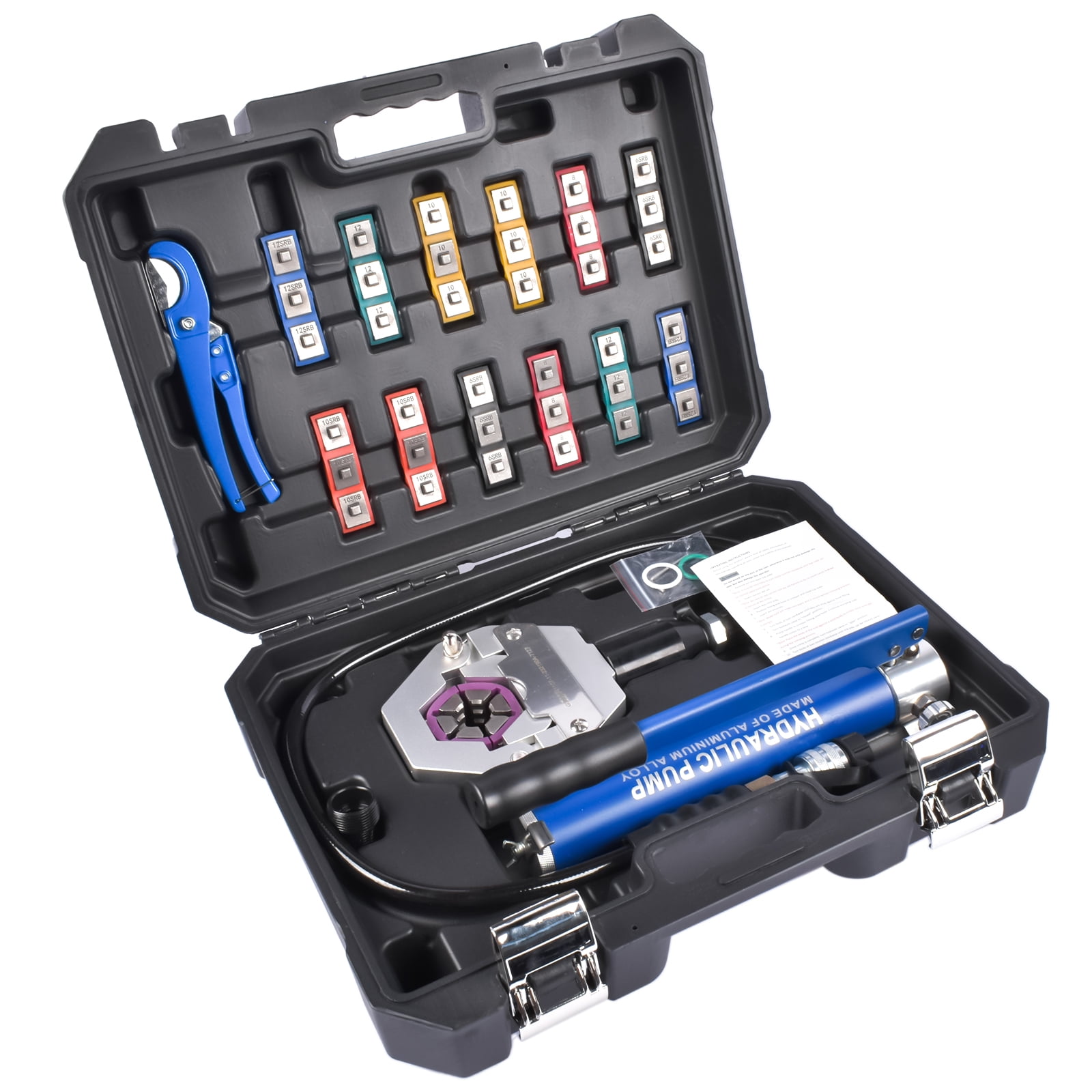 Mustrod High Pressure Hydraulic Hose Crimping Tool Handheld AC Hose ...