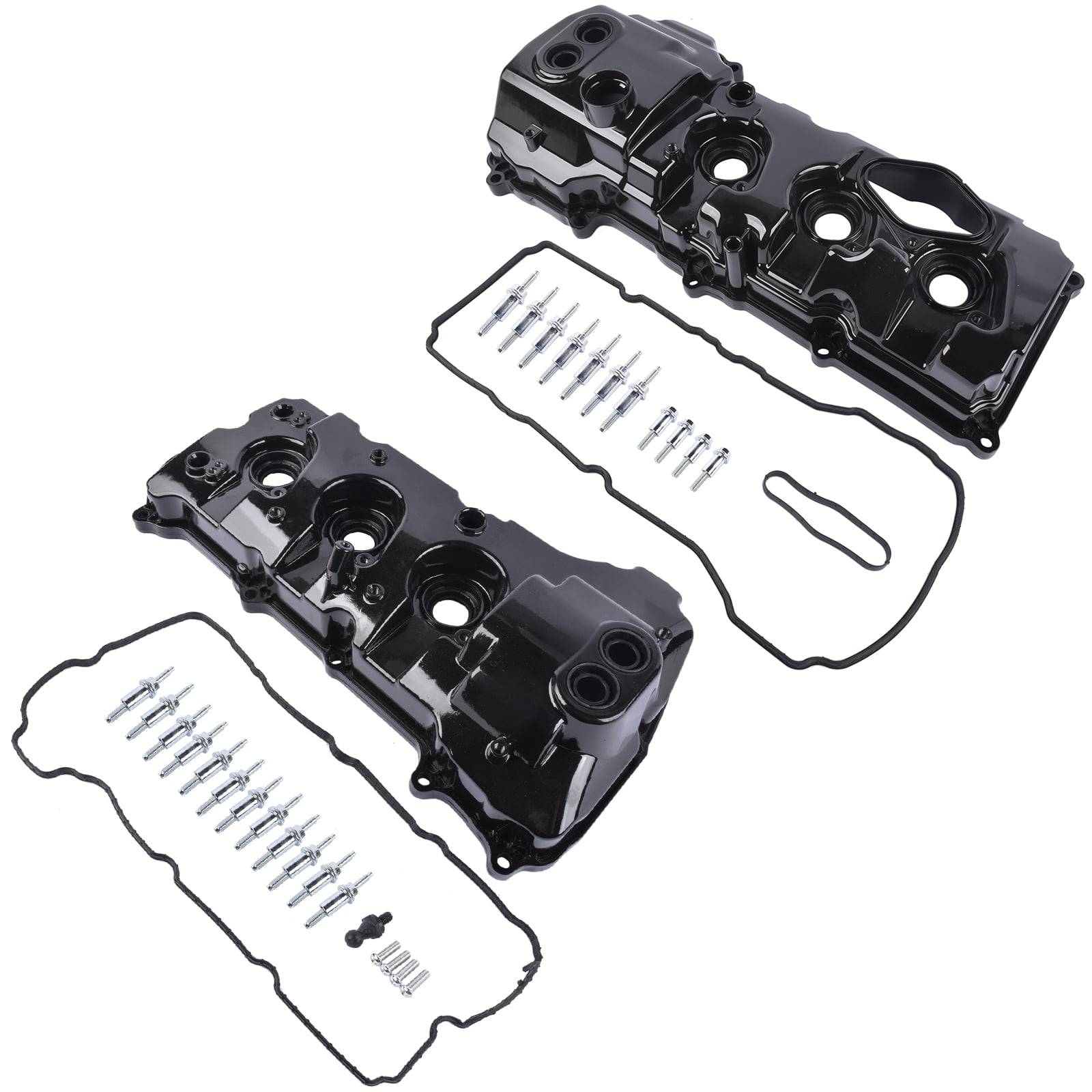 Mustrod Pair Left & Right Aluminum Engine Valve Cover for F-150 3.5L V6 ...