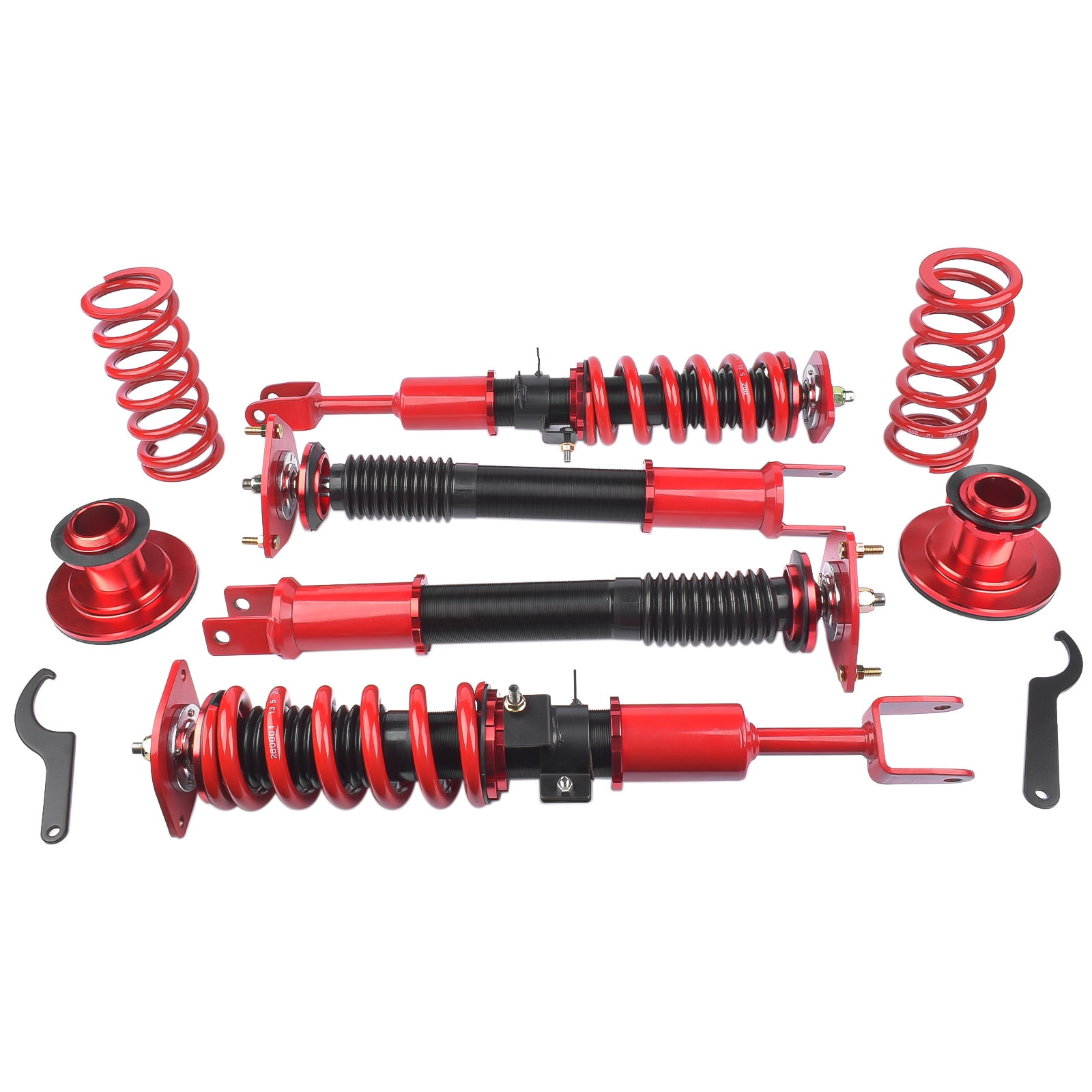 Mustrod Set of 4 Coilover Spring & Shocks for Nissan 350Z Coupe Z33 ...