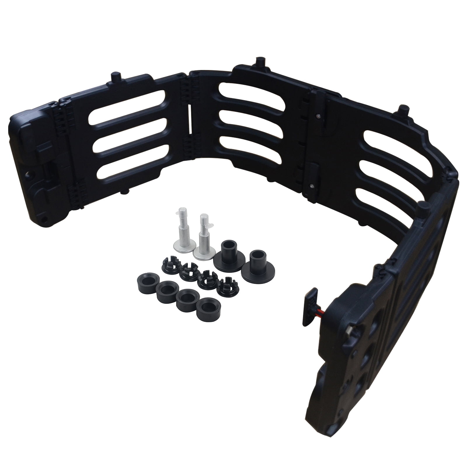 Mustrod Stowable Bed Extender Kit Black FL3Z99286A40C for Ford F-150 ...