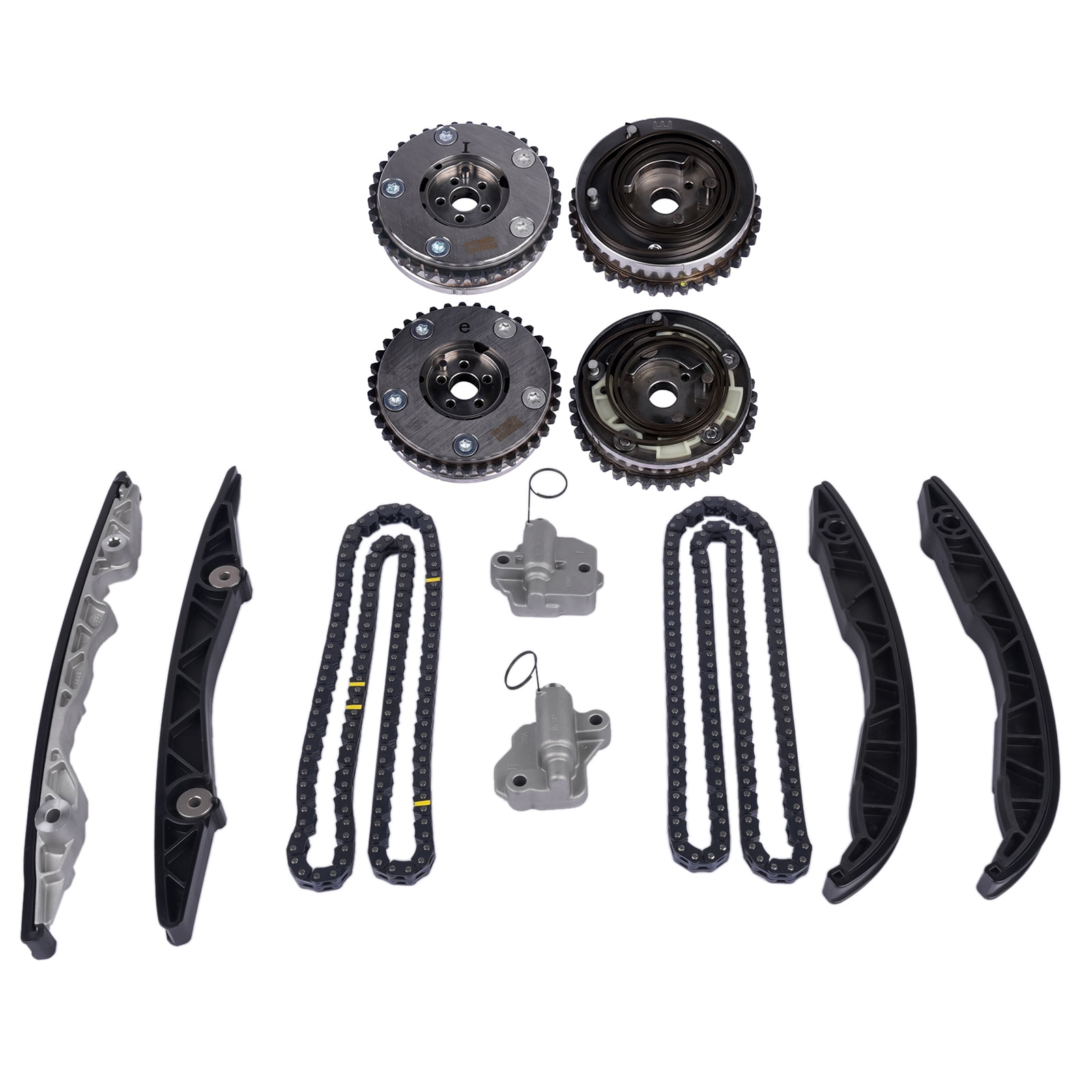 Mustrod Timing Chain Kit w/ Tensioner Guide & Phaser for Ford F-150 ...