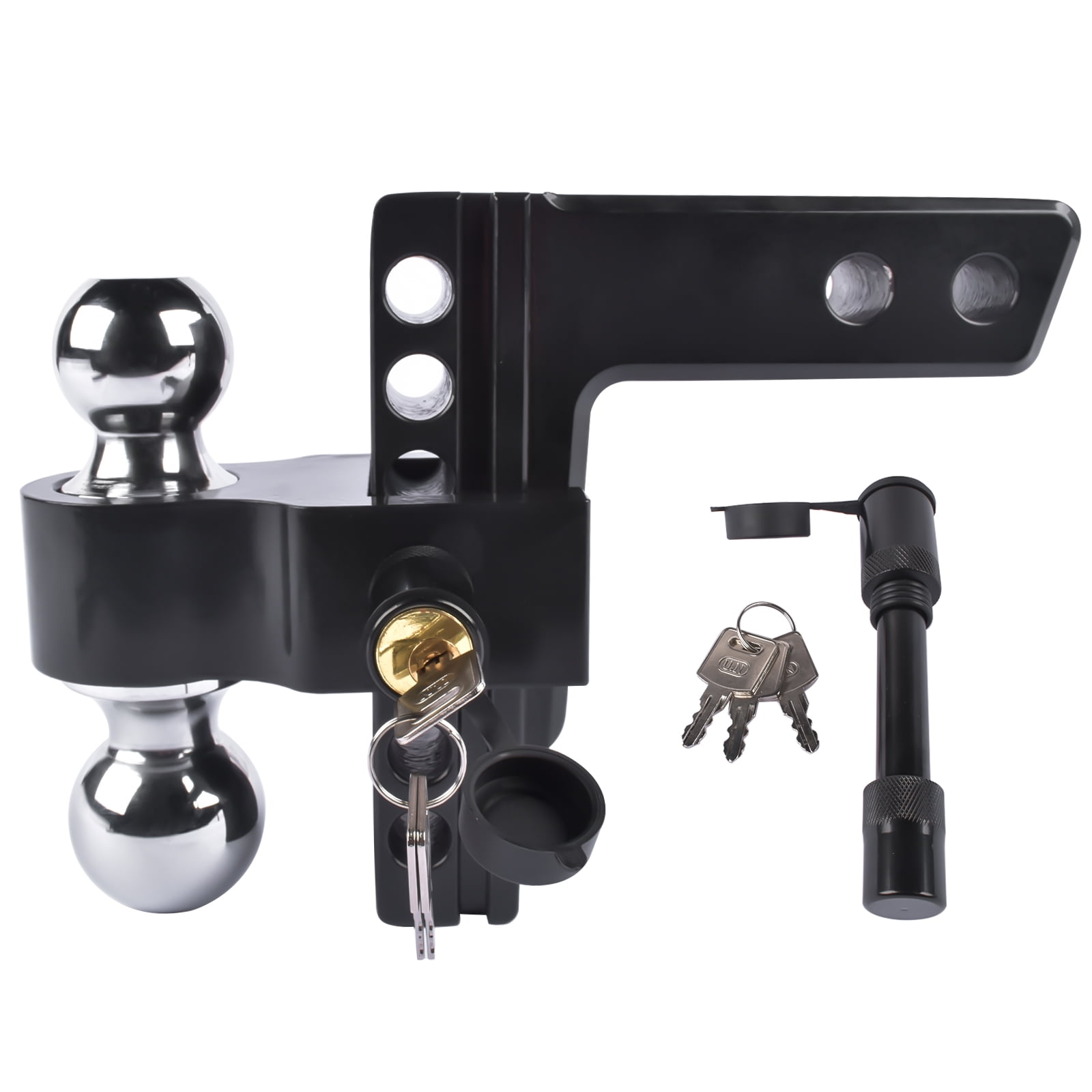 Mustrod Trailer Hitch Adjustable Fits 2 Inch Receiver, 6 Inch Drop ...