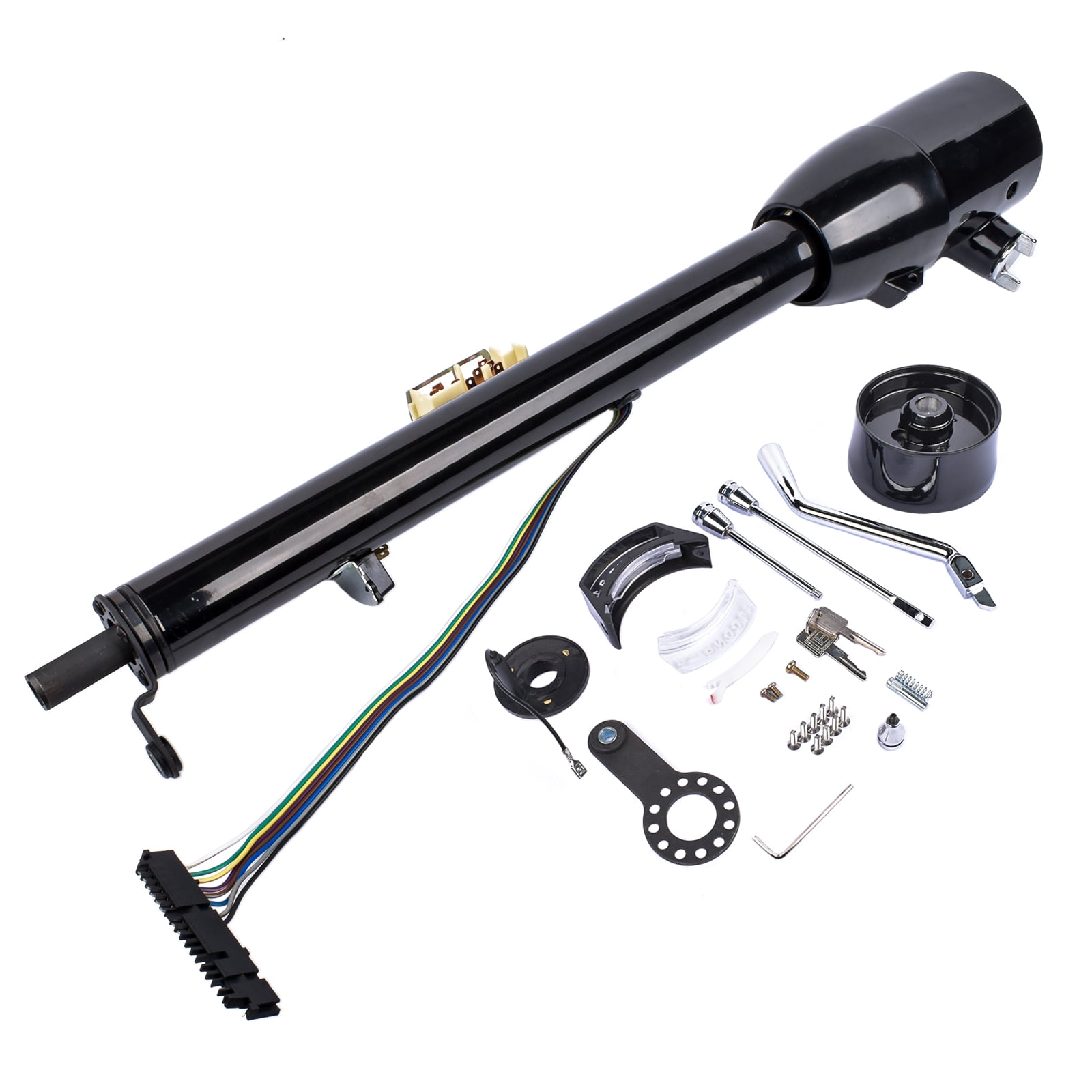Mustrod Universal 28'' Tilt Automatic Steering Column Floor Shift Hot ...