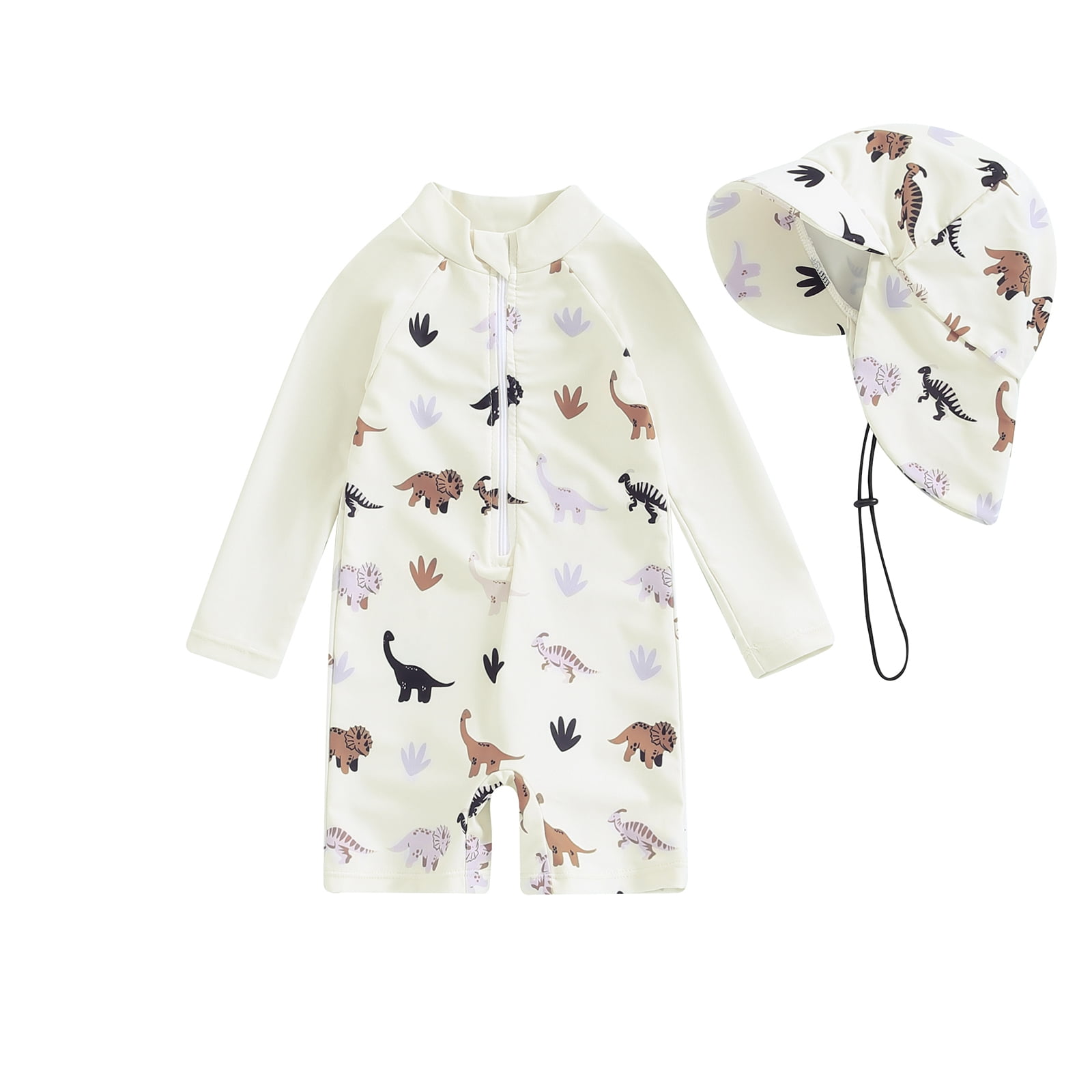 Musuos Baby Boy Swimwear Set, 0-3Years Whale Print Long Sleeve Rash ...