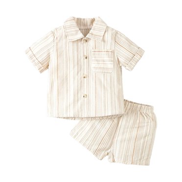 Modern Moments by Gerber Toddler Boy Woven Shirt and Short Set, Sizes 12M-5T - Walmart.com