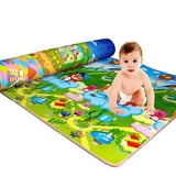 Tadpoles 16 Pc Soft EVA Foam Playmat Set Teddy & Friends, Pink & Purple ...