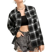 Solid Color Flannel Shirt