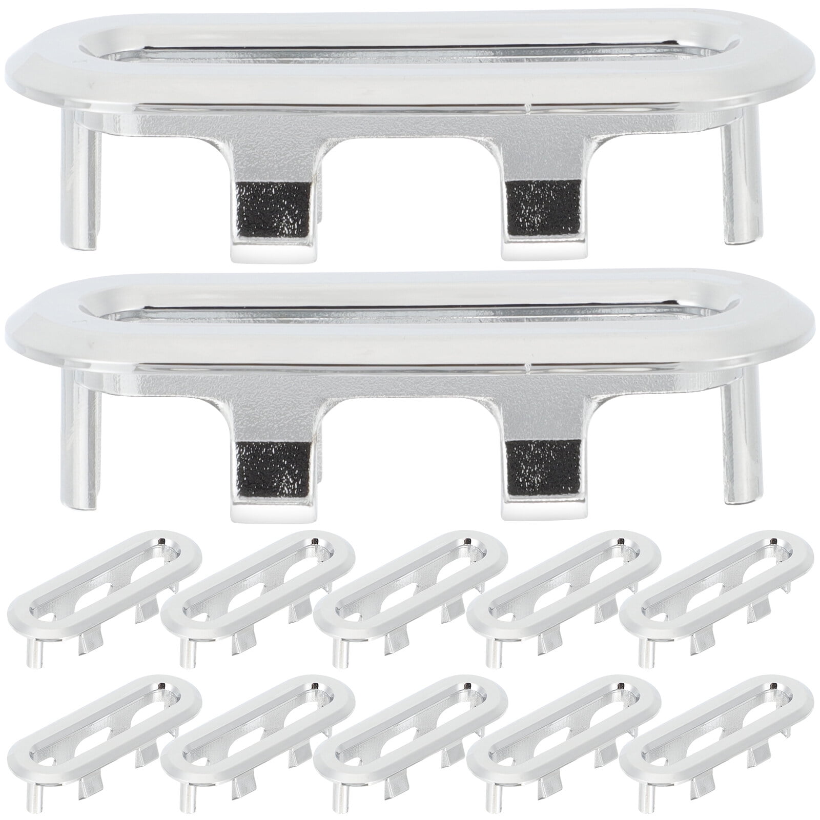 OFFIGAM 10pcs Plastic Bathroom Sink Overflow Covers for Water ...