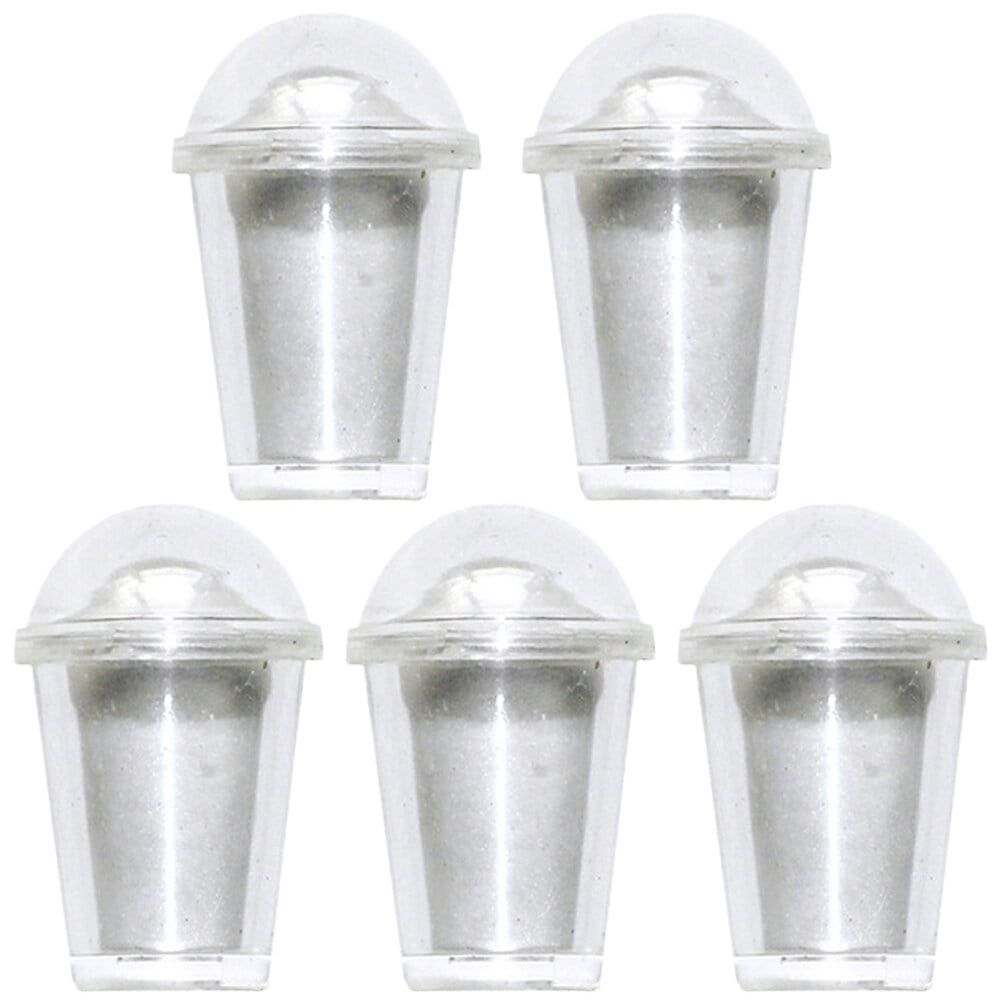 OFFIGAM Mini Tea Cup White Resin 5 Sets House Decoration - Walmart.com