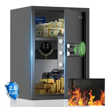 Anweller Lock Box for Keys with Code, Large Capacity Fingerprint Smart ...