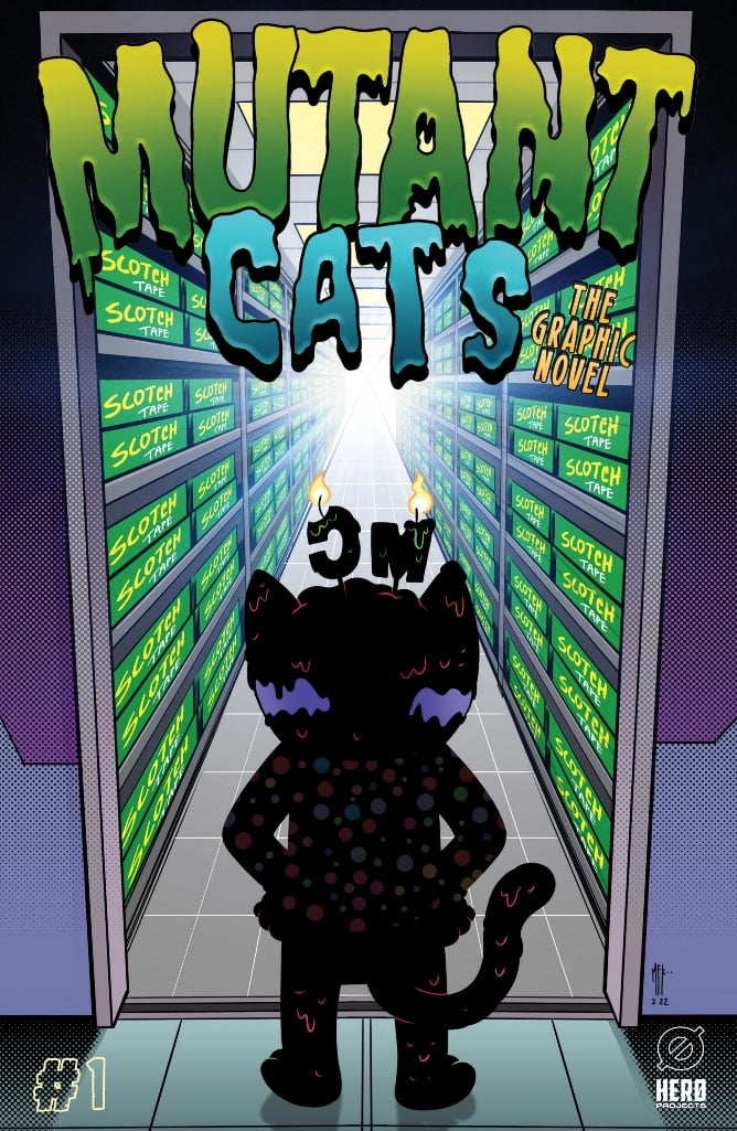 Mutant Cats: The Graphic Novel Ashcan #1 VF ; Hero Projects Comic Book ...