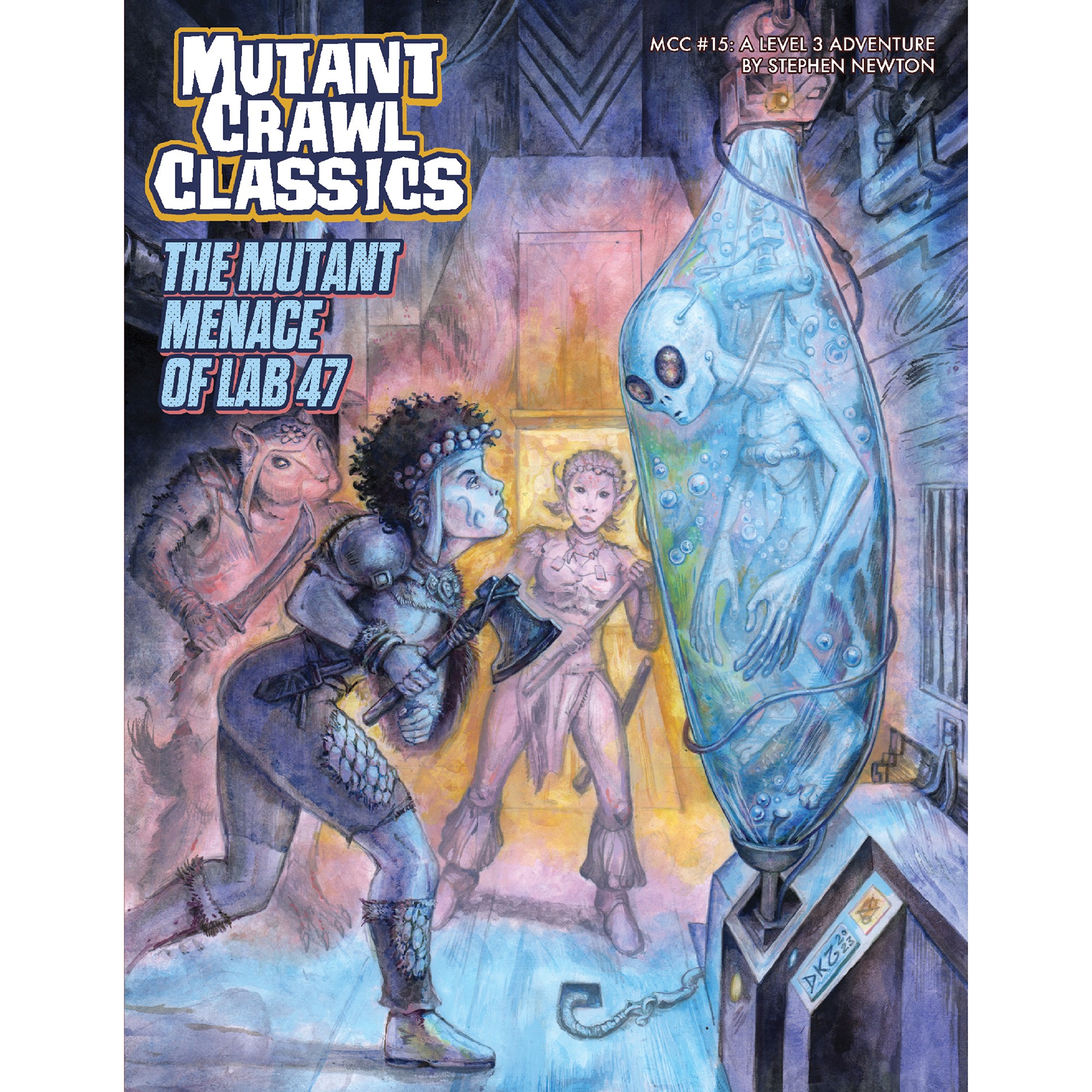 Mutant Crawl Classics #15: The Mutant Menace Of Lab 47 - RPG Softcover ...