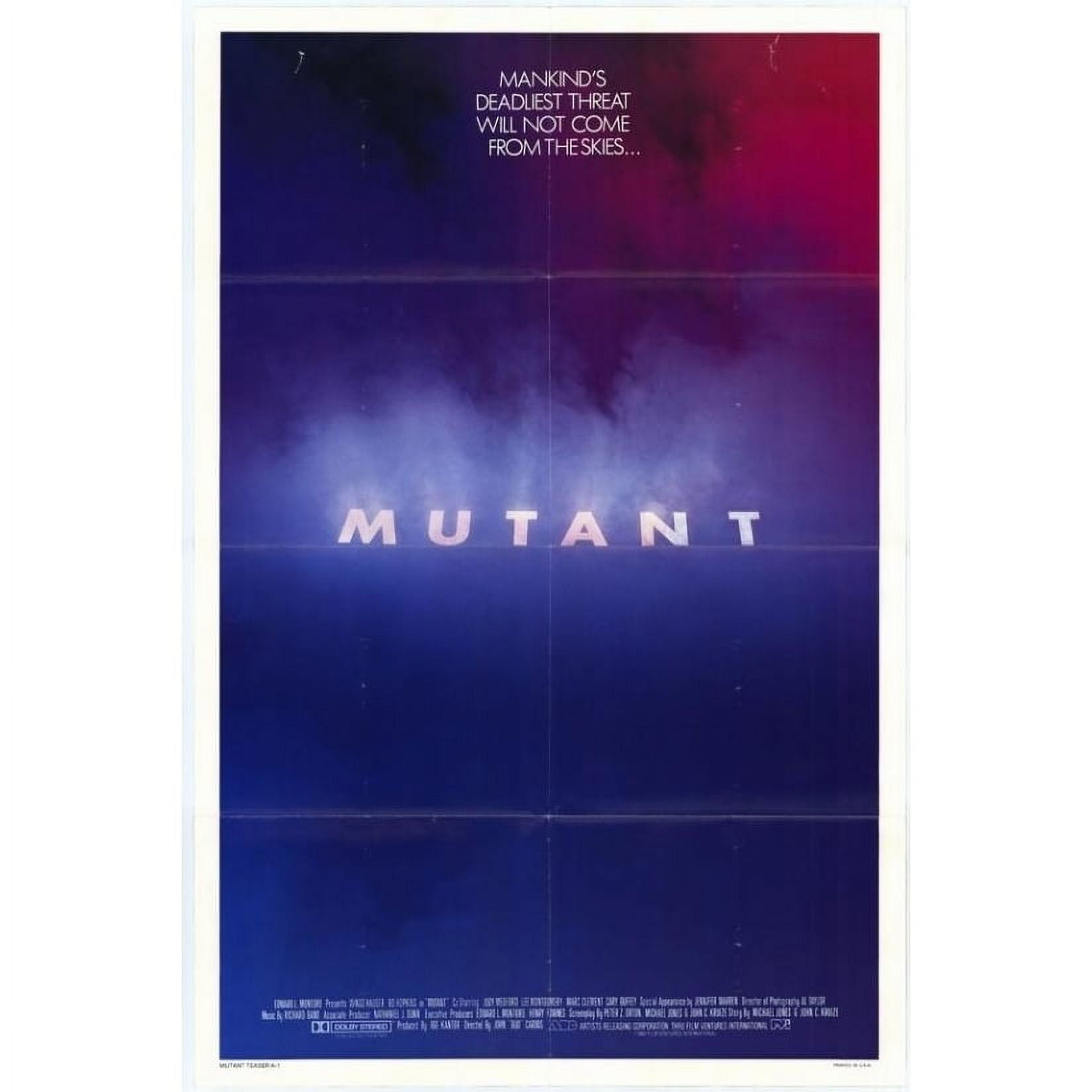 Mutant Movie Poster (11 x 17) - Walmart.com