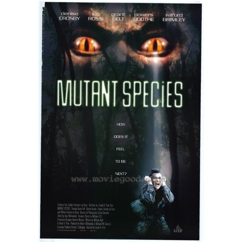 Mutant Species Movie Poster (11 x 17) - Walmart.com
