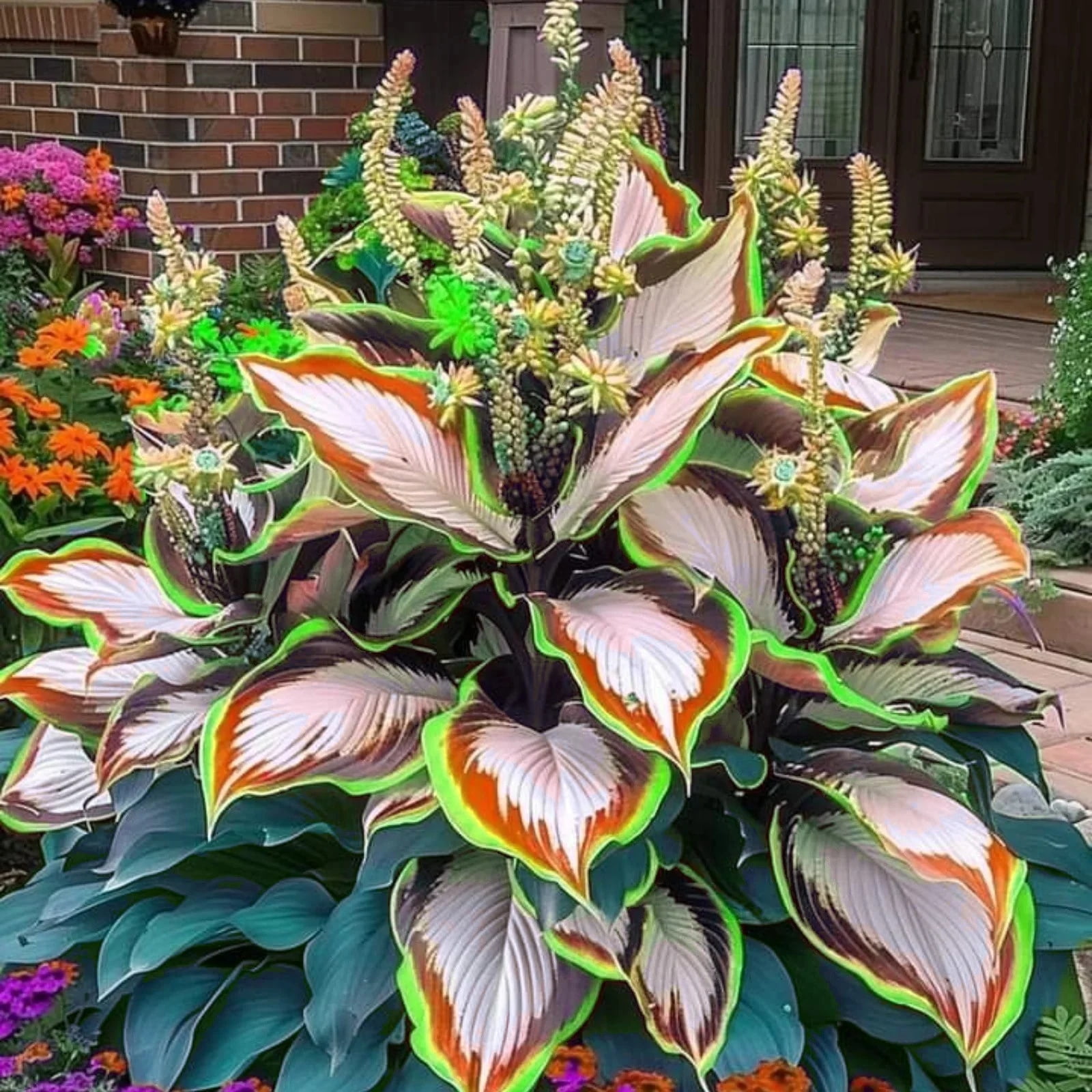Mutated mysterious Ornament(selected)-[Hosta for planting]-Colorful ...