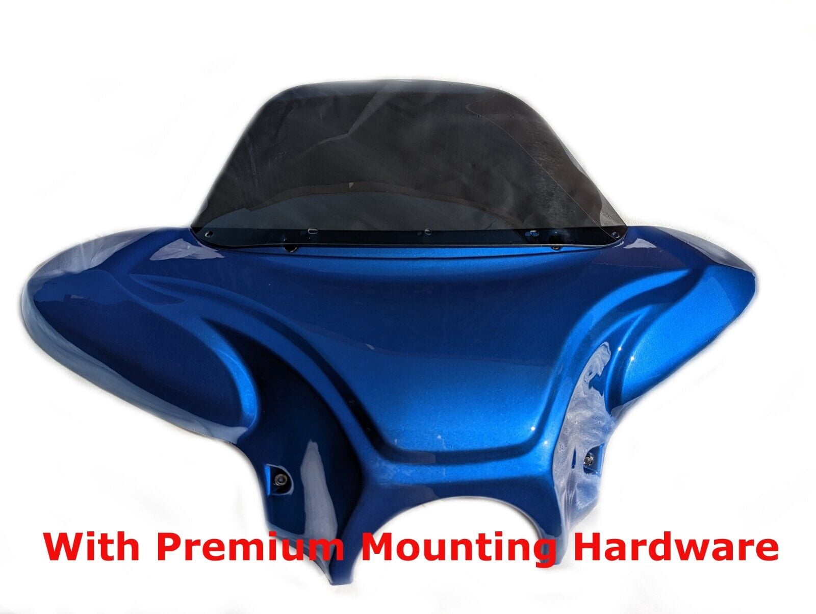 Mutazu 34" Universal Blue Cruiser Front Batwing Fairing with Tinted ...