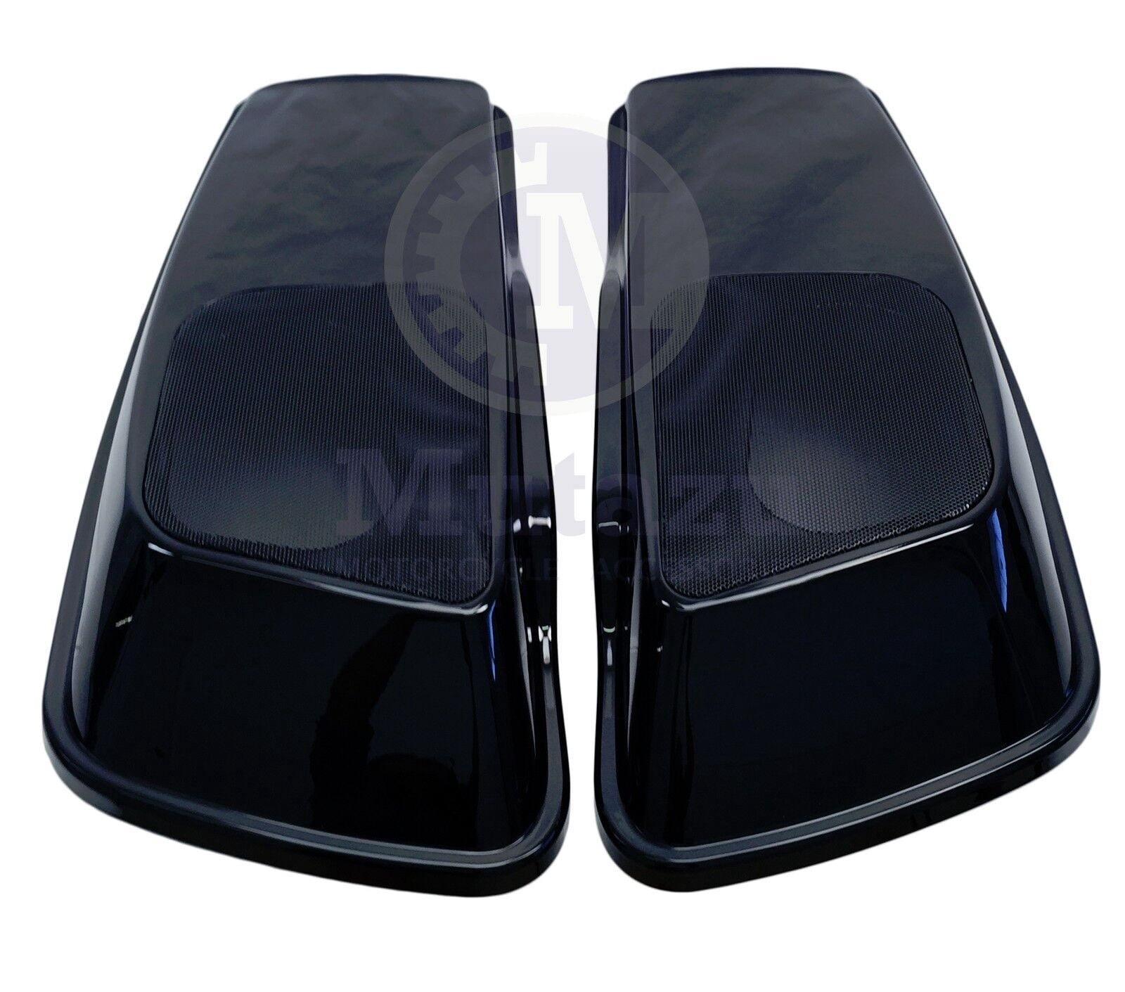 Mutazu Vivid Black 6x9 CVO Speaker Lids for 2014-2020 Harley FLHR FLTR ...
