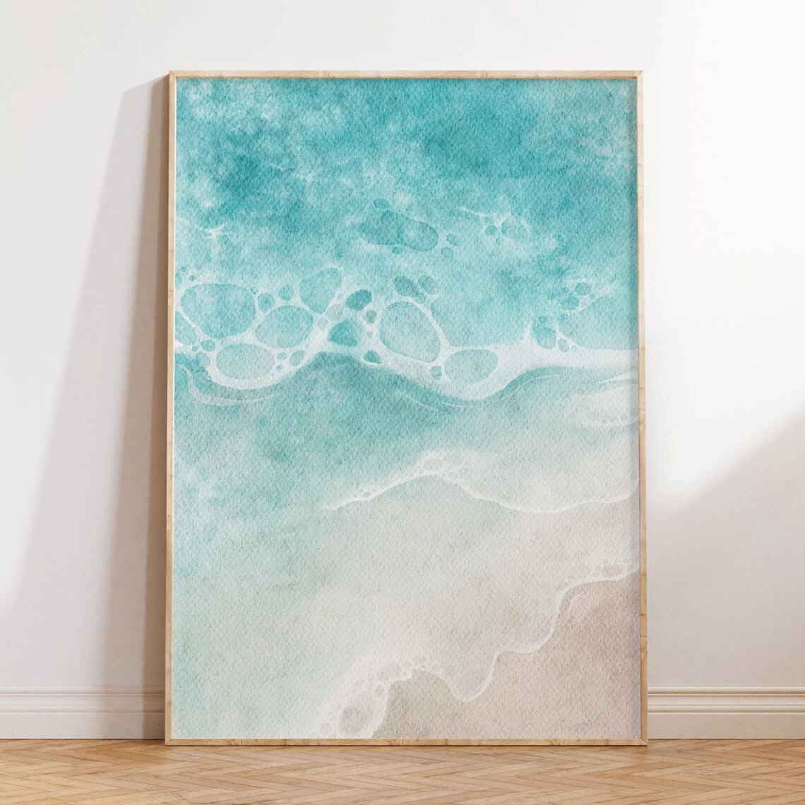 Muted Beach Print, Minimalist Coastal Wall Art, Neutral Summer Wall Art ...