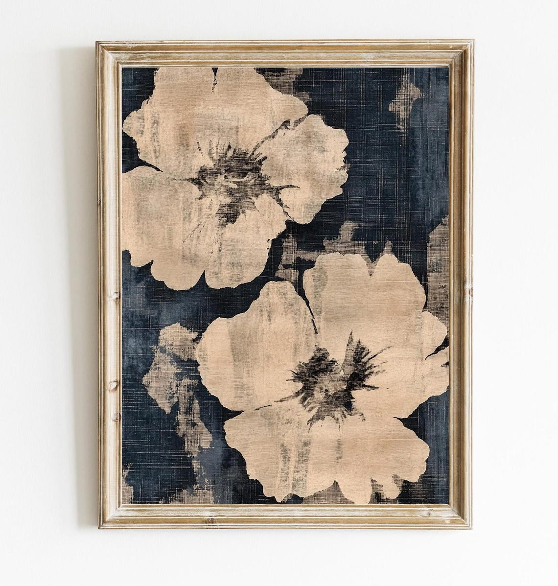 Muted Botanical Print Poster Floral Vintage Art Neutral Botanical Print ...