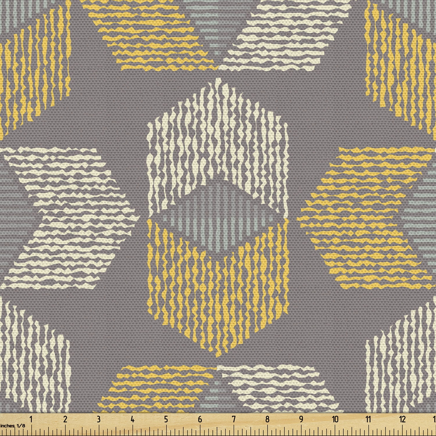 Ambesonne Muted Colors Fabric by the Yard Upholstery, Boho Abstract ...