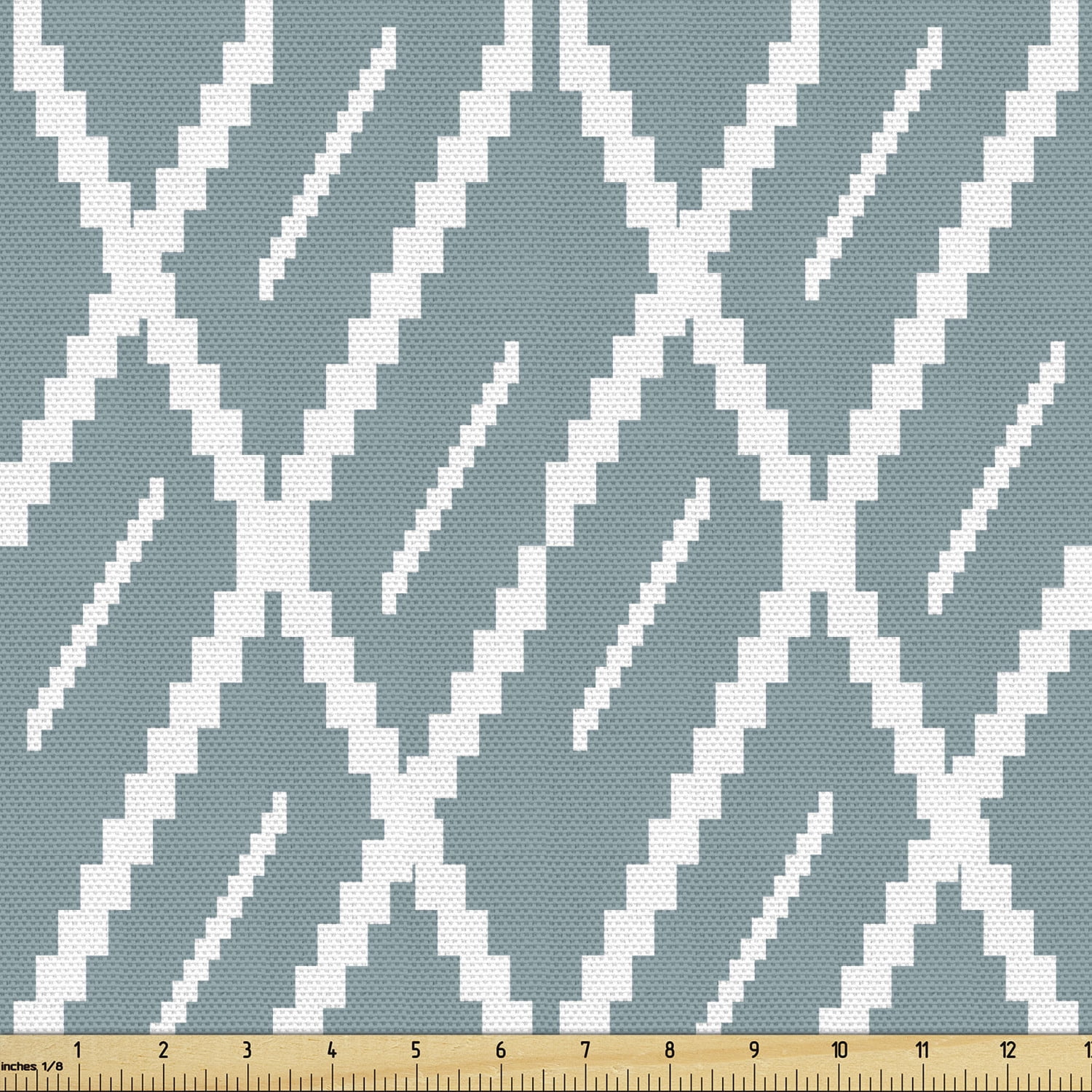 Ambesonne Muted Colors Fabric by the Yard Upholstery, Stair Stripes, 1 ...