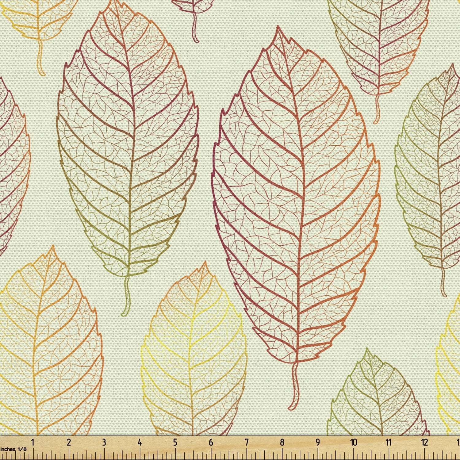 Muted Colors Sofa Upholstery Fabric by the Yard, Nature Themed Pattern ...
