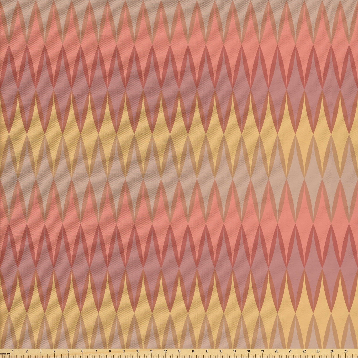 Ambesonne Muted Colors Fabric by the Yard Upholstery, Abstract Autumn ...