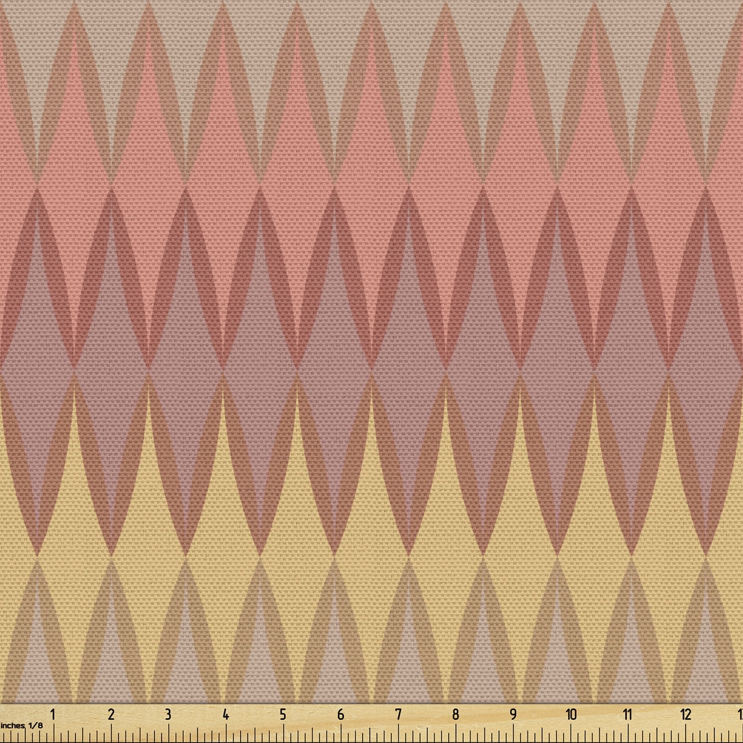 Ambesonne Muted Colors Fabric by the Yard Upholstery, Abstract Autumn ...