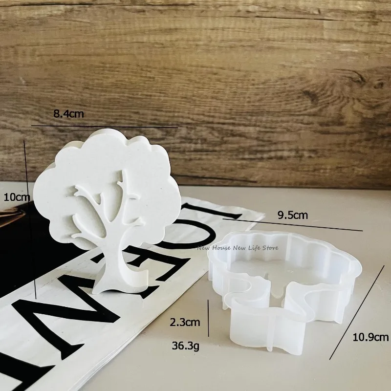 Muti-styles Tree Silicone Molds Simple Tree Candle Mold Forest Trees ...