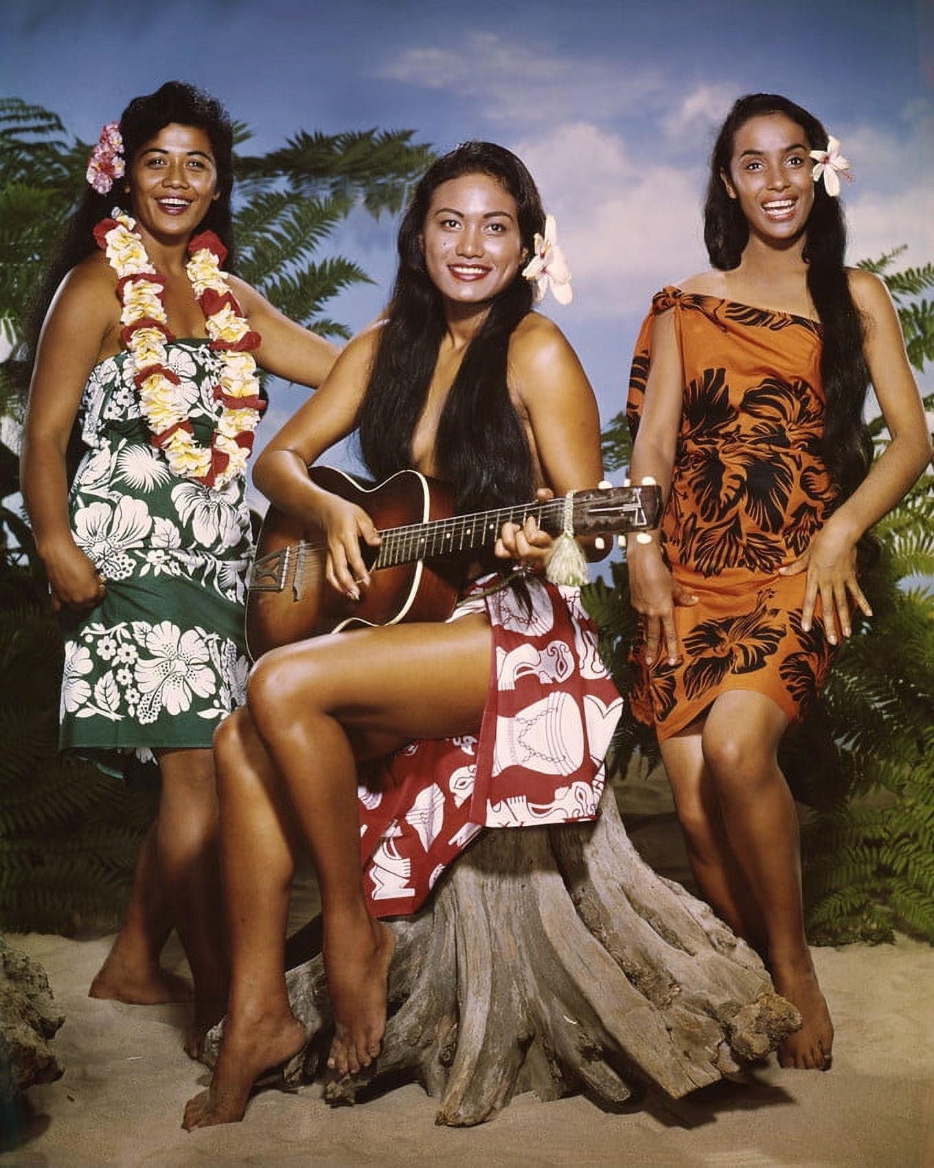 Mutiny On The Bounty Featuring Tarita With Hawaiian Girls24X36 Classic ...