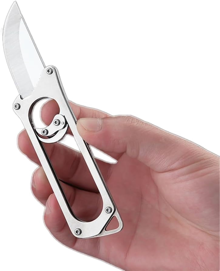 Mutipurpose Stainless Steel Utility Knife, Easy Slide Retractable Blade ...