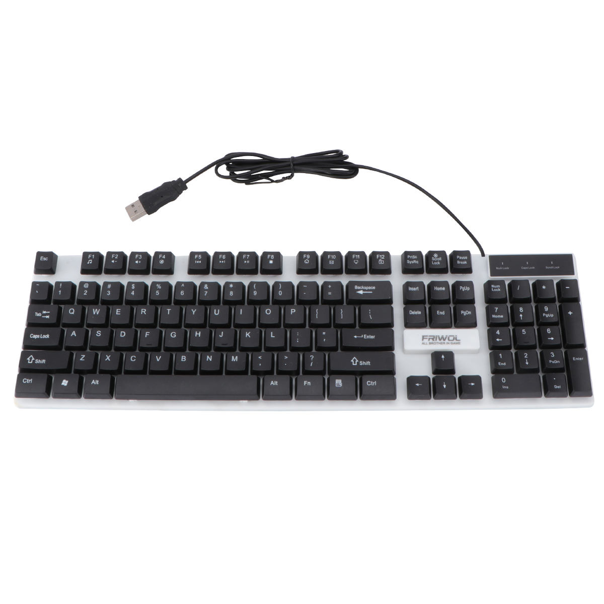 Mutmorningal 1 Pc Wired Keyboard Waterproof Gaming Keyboard Office ...