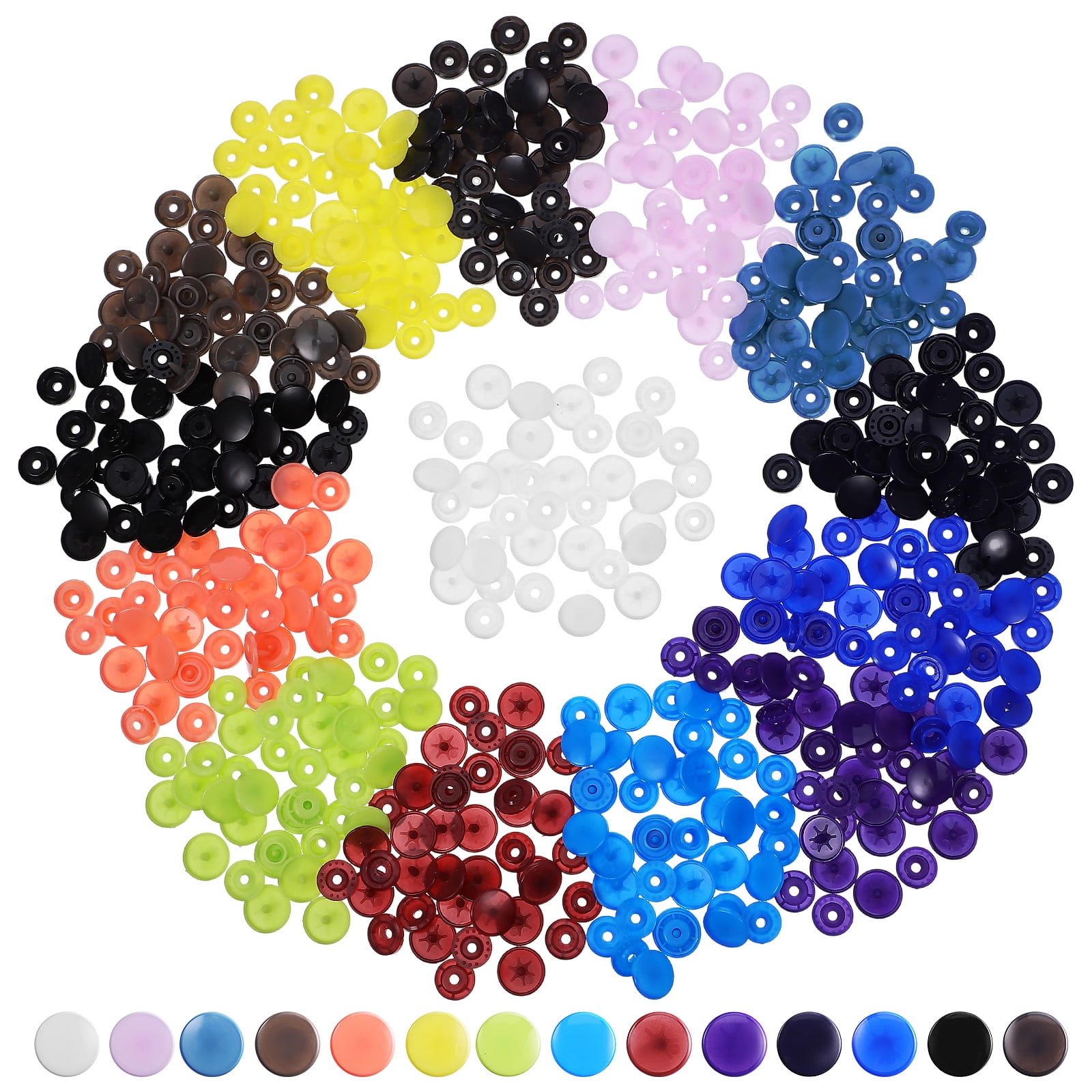 Mutmorningal 1 Set Snap Button Kit Button Snaps Sew On Snaps Snap ...