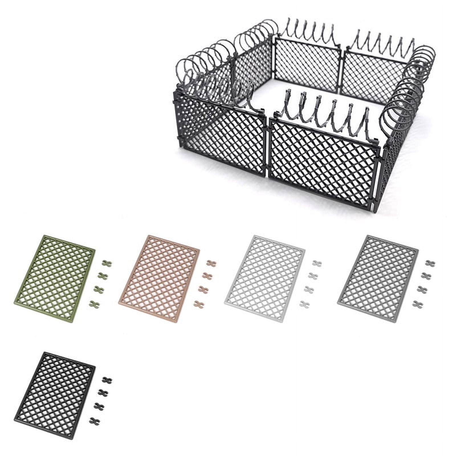 SWETRACE Miniature Fence Models Plastic 1 Set 7.5X7.5X3.4In - Walmart.com