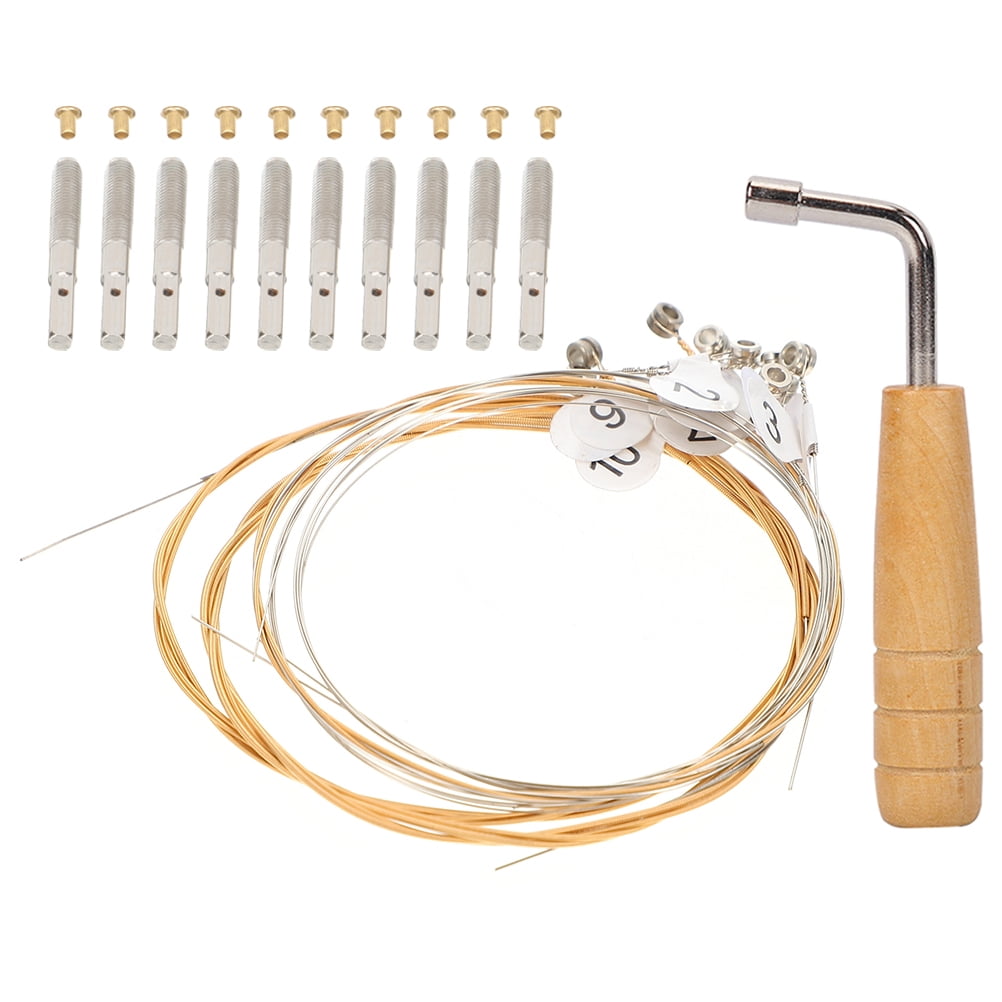 Mutmorningal 1 Set of Durable Metal Lyre Strings Lyre Replacement Lyre ...