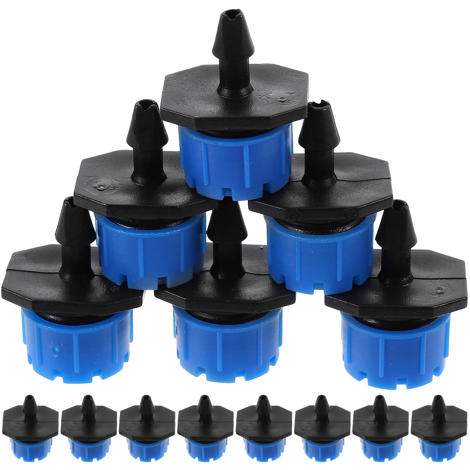 Mutmorningal 100pcs Adjustable Irrigation Dripper for Lawn Garden 8 ...