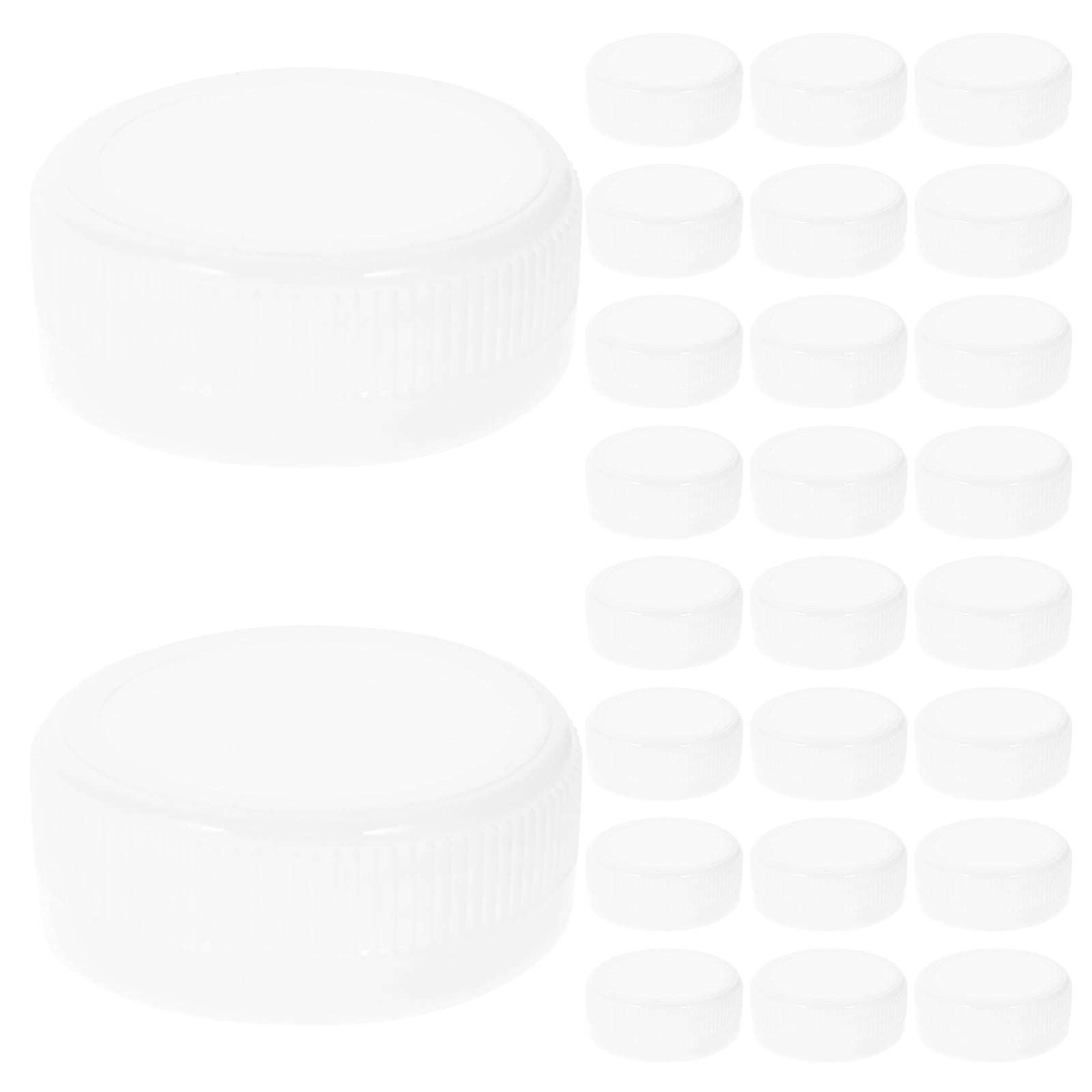 Mutmorningal 100pcs Reusable Plastic Bottle Caps Bottle Lids Plastic ...