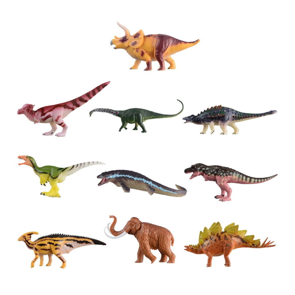 Mutmorningal 10Pcs Dinosaur Toy Figurines Plastic Dinosaur Toys ...