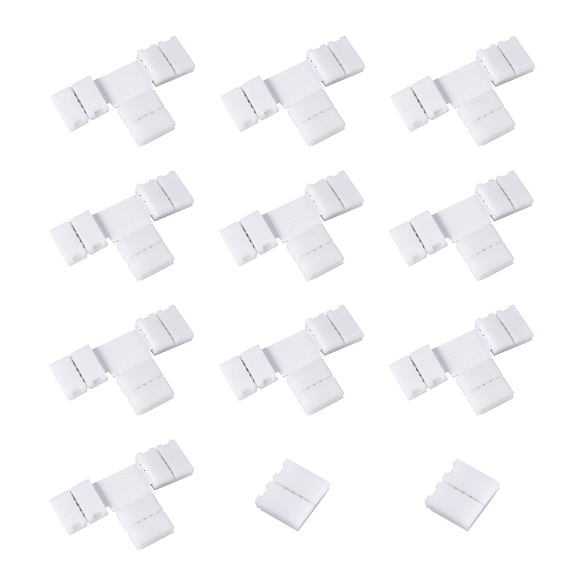 Mutmorningal 10pcs T Shape LED Light Strip Corner Connector Light Strip ...