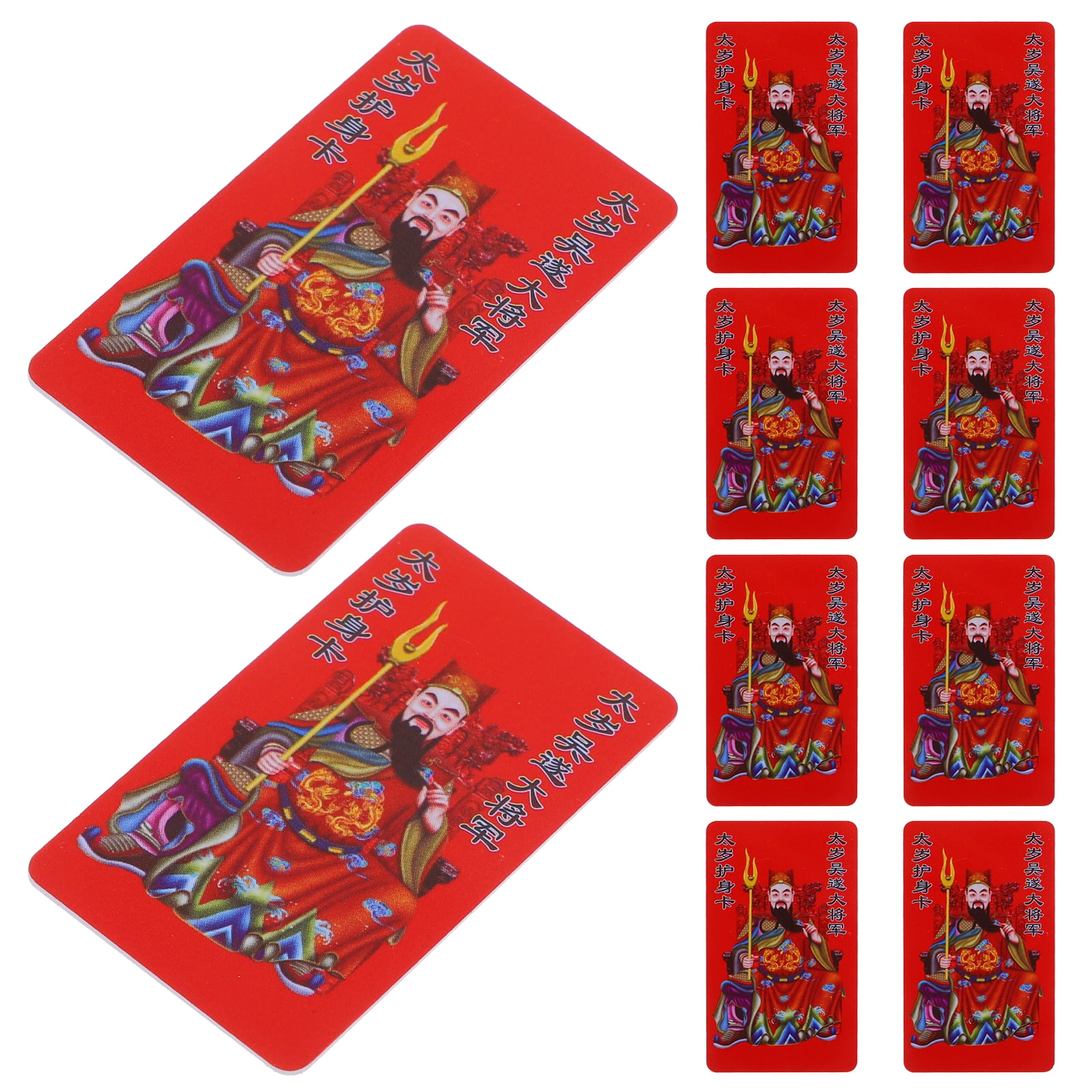 Mutmorningal 10pcs Tai Sui Card For Snake Year Good Fortune Chinese ...