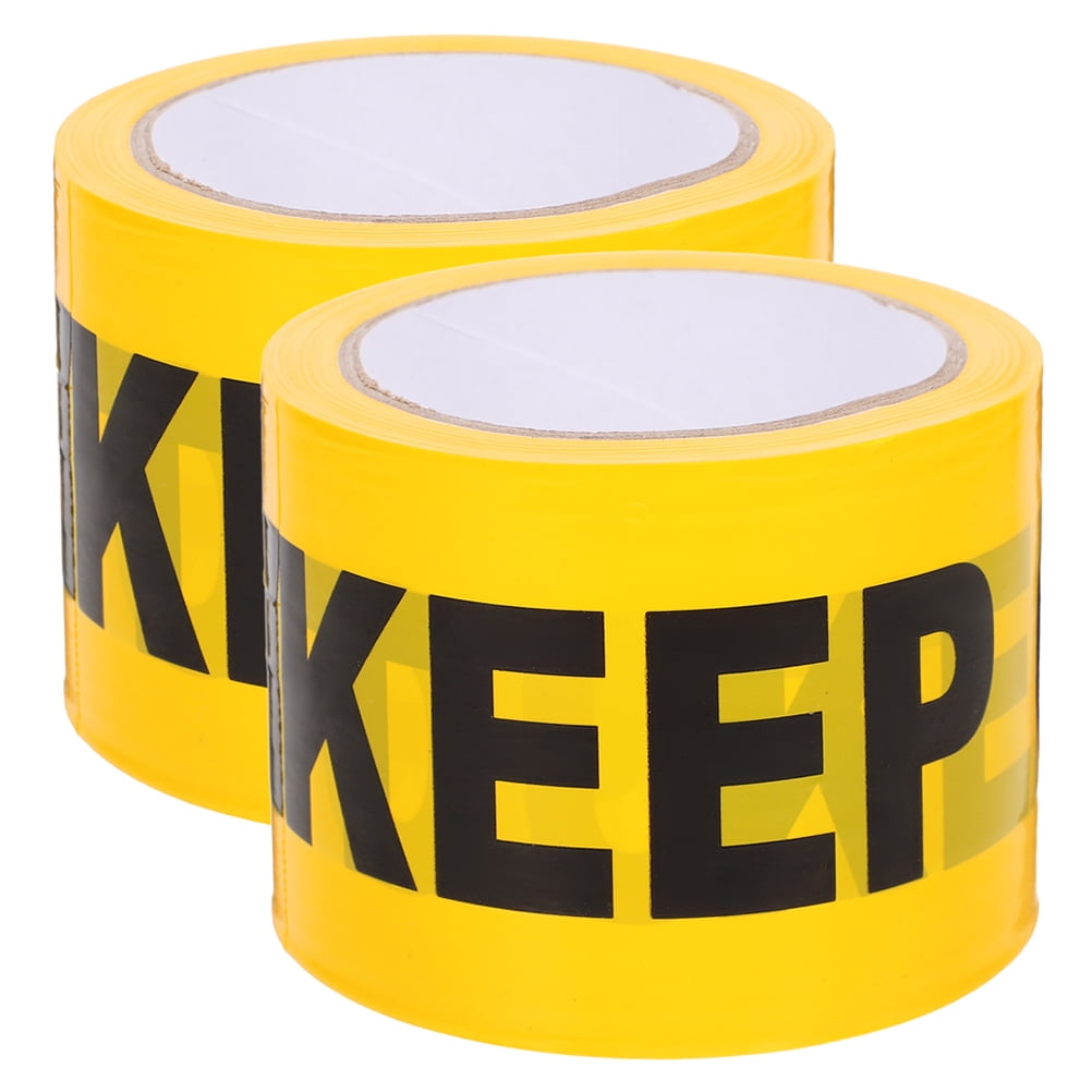 DRAFIDEEP Non-Adhesive Yellow Pe Caution Tape for Safety and ...