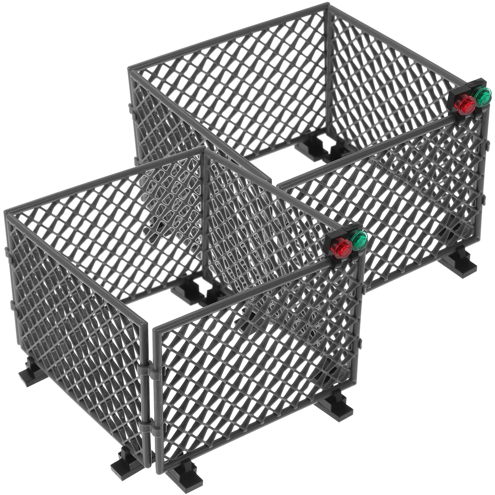 Mutmorningal 2 Sets of War Game Scene Accessory Kids Playthings Sand ...