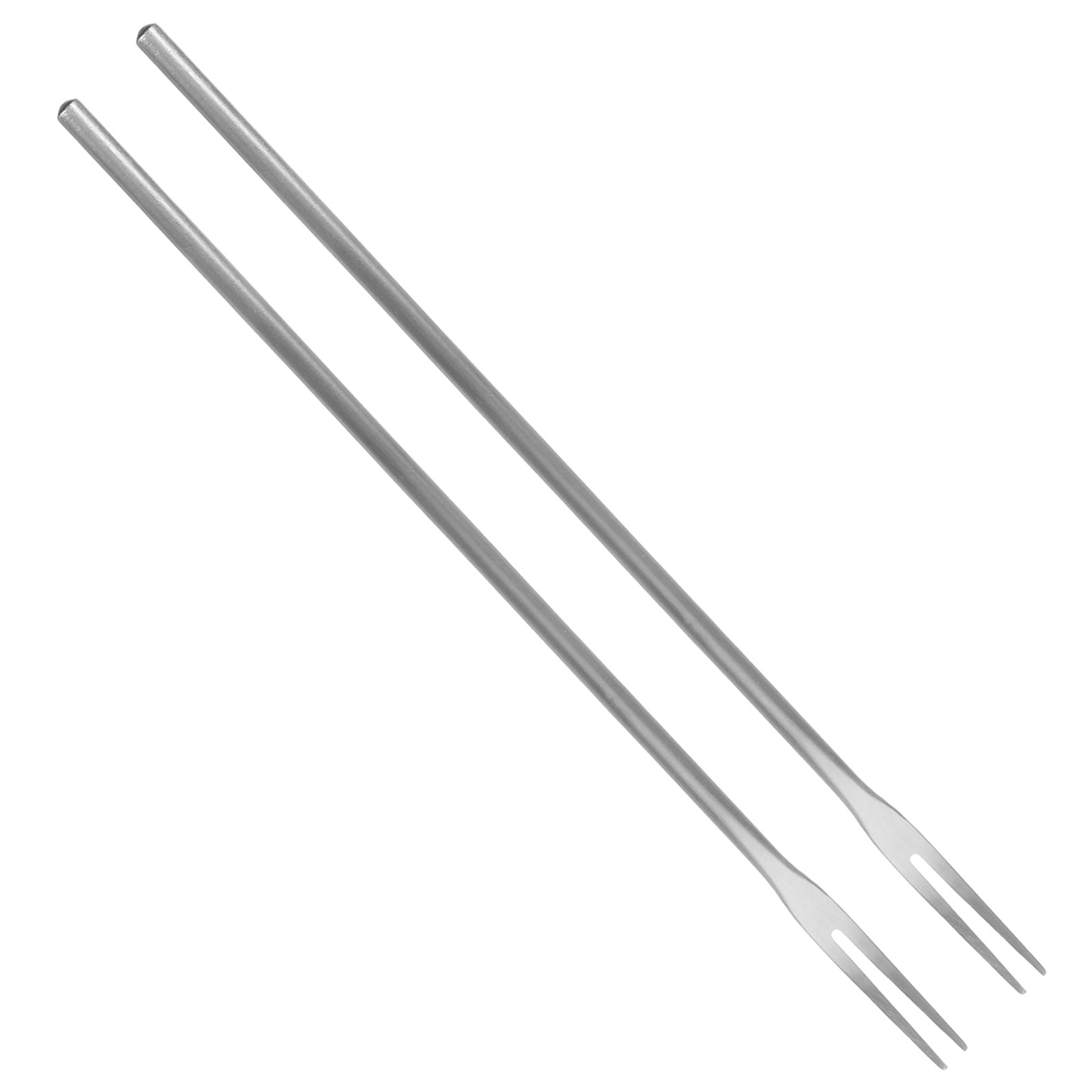 Mutmorningal 2 Stainless Steel Forks 2 Tine Dinner Fork Escargot ...